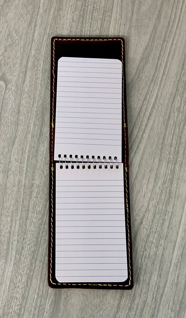 Leather Flip Note Pad Coversmall Memo Book Cover Mini Note - Etsy