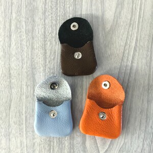 Tiny Coin Purse Small Coin Purse Orange Blue Brown Coin - Etsy