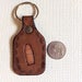 Bullet Gun Keychain Key Fob Shell Leather Gun Key - Etsy