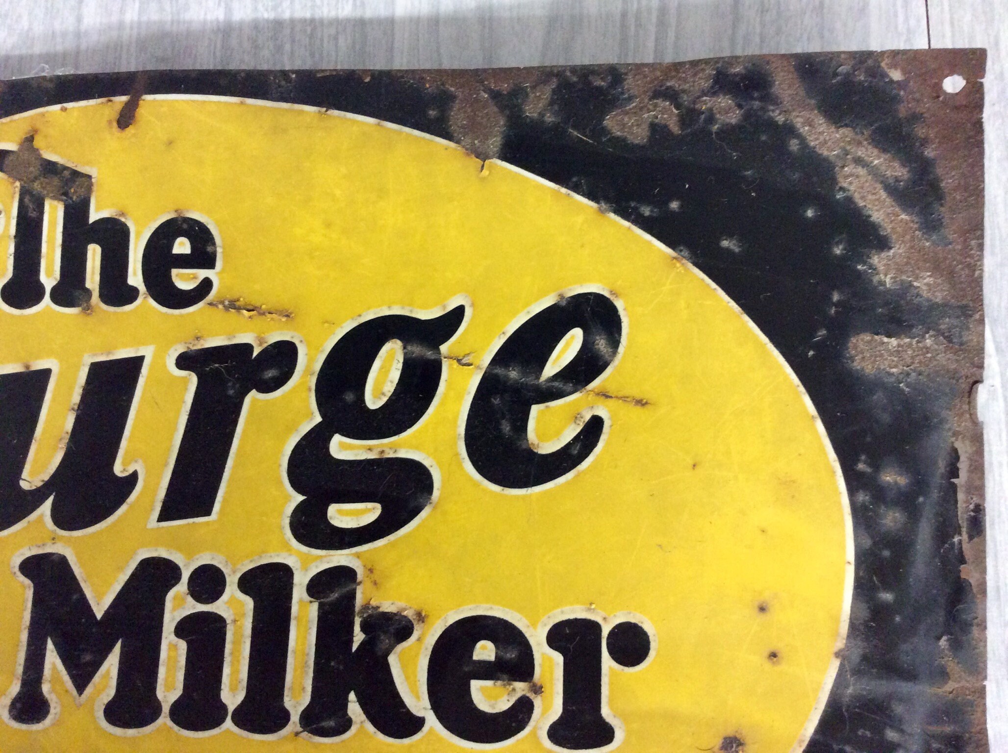 Surge Metal Signrare Vintage Surge Babson Bros Co Sign - Etsy