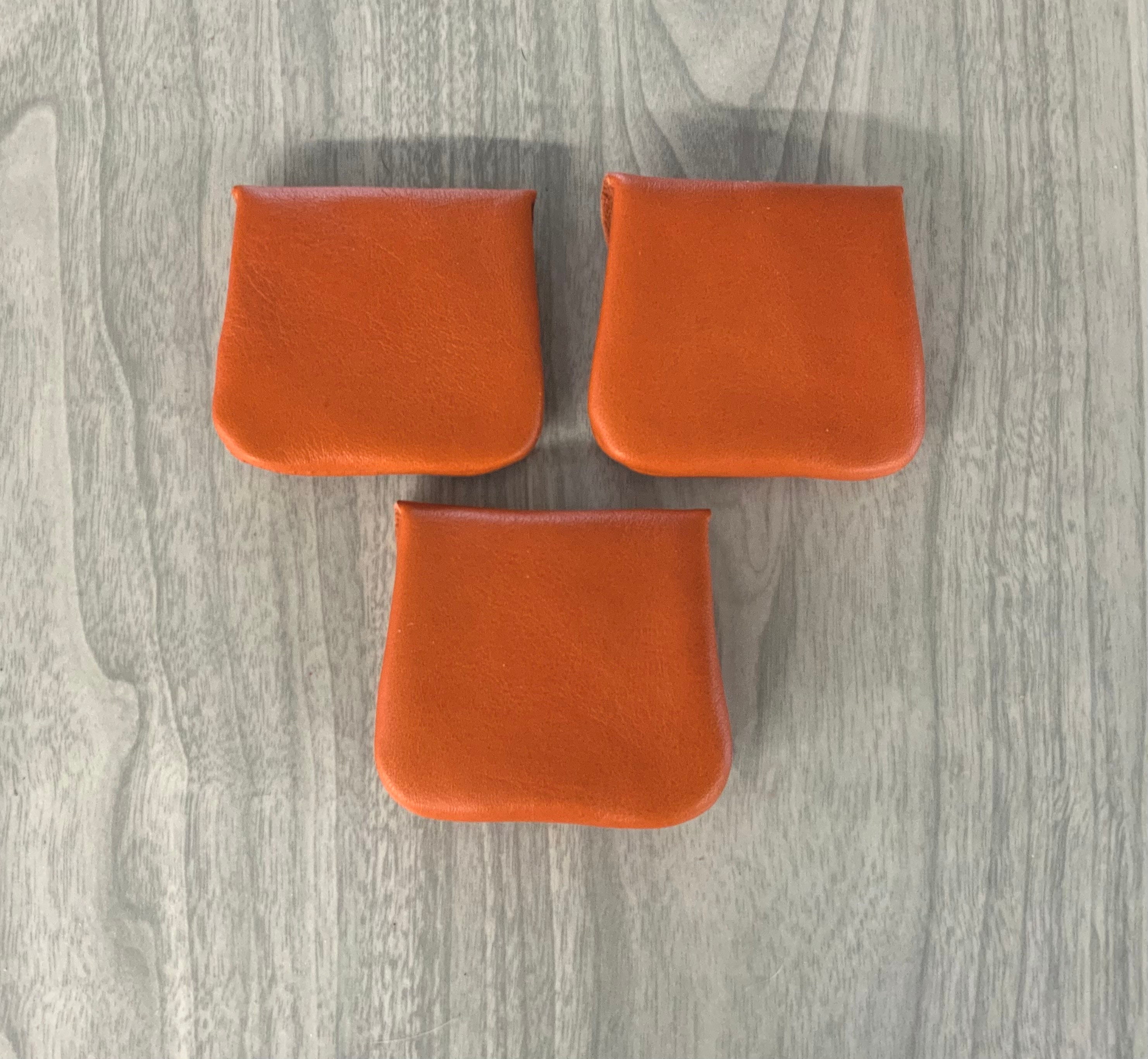 Small Coin Purse,orange,tiny Coin Purse,leather Coin Purse,thinner Coin ...