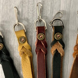 Leather Zipper Pull, Zipper Pull With 12 Gauge Rivet,purse Zipper Pull ...