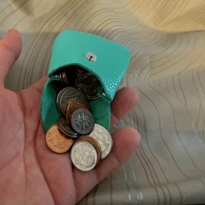 Small Coin Purse, Leather Coin Purse,tiny Coin Purse, Rosary Purse,coin ...