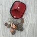 Small Red Coin Purse, Lined Coin Purse,leather Coin Purse, Coin Purse ...