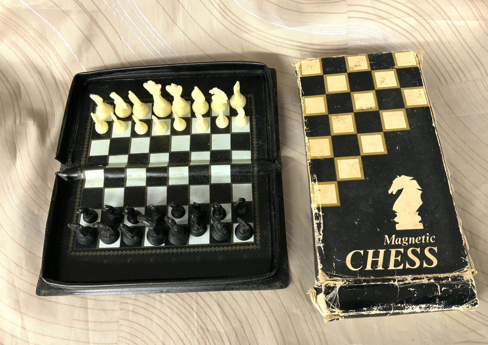 Mini Magnetic Chess Set, Travel Chess Set, Original Cardboard Box for ...