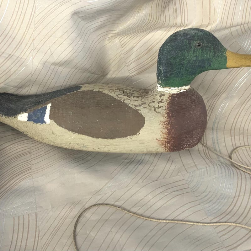 Antique Vintage Wood Duck Decoy - Etsy