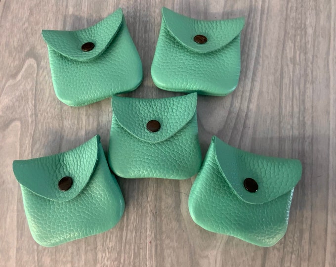 Small Coin Purse Leather Coin Pursetiny Coin Purse Rosary - Etsy