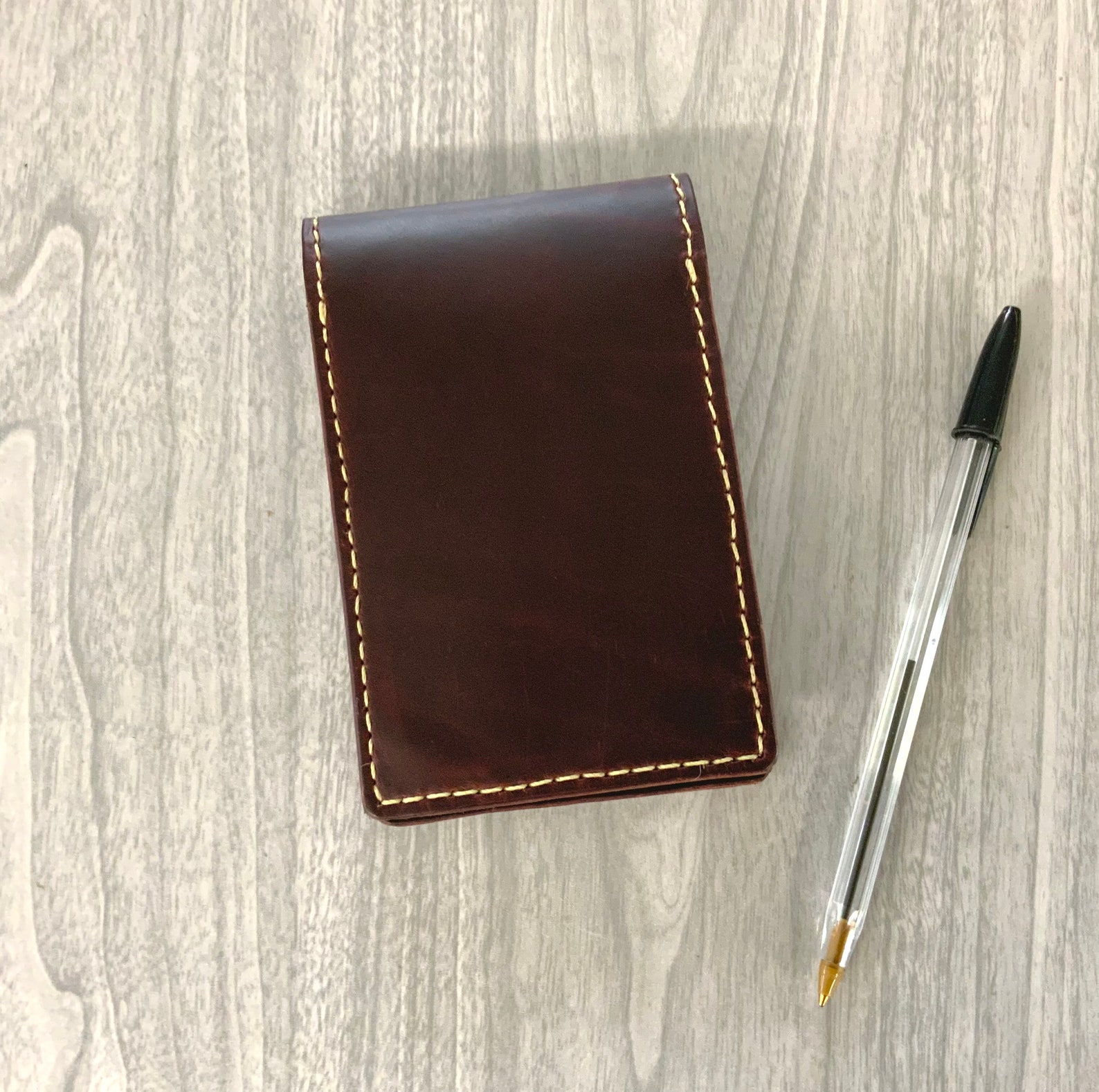 Leather Flip Note Pad Coversmall Memo Book Cover Mini Note - Etsy