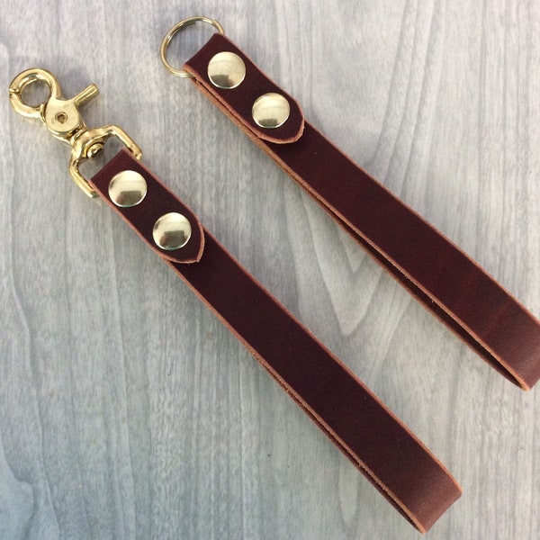 Leather Key Strap - Etsy