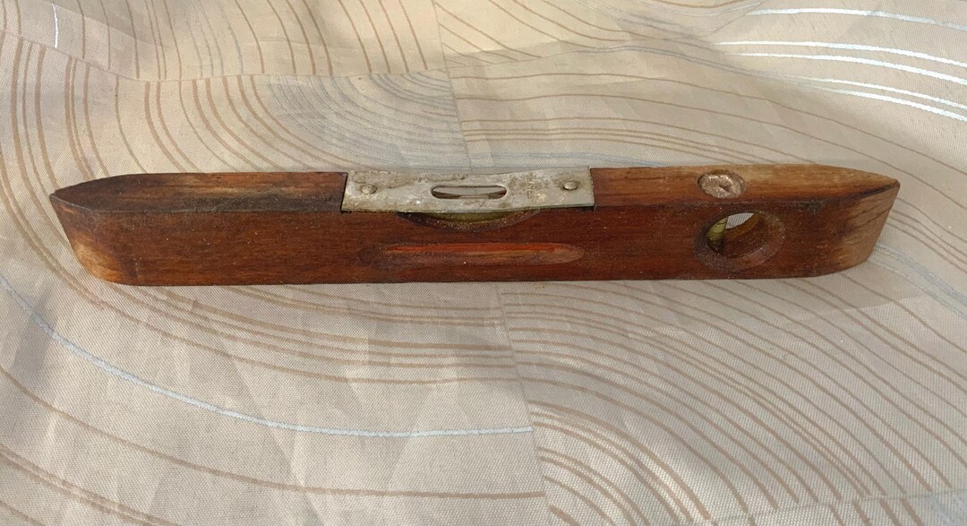 Antique Mayes 9" Level, Mayes Wooden Bullet Level, Working Mayes ...
