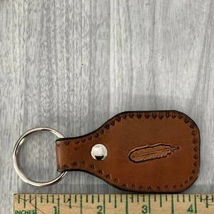 Feather Feather Key Fob Feather Key Chain Feather Key - Etsy