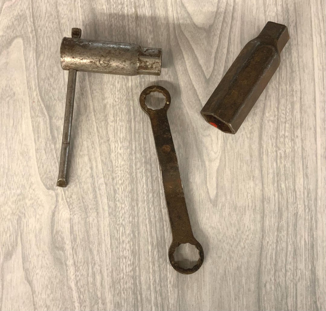 Antique Socket Wrench,spark Plug Wrench?,new Britain Box End 753 Wrench ...