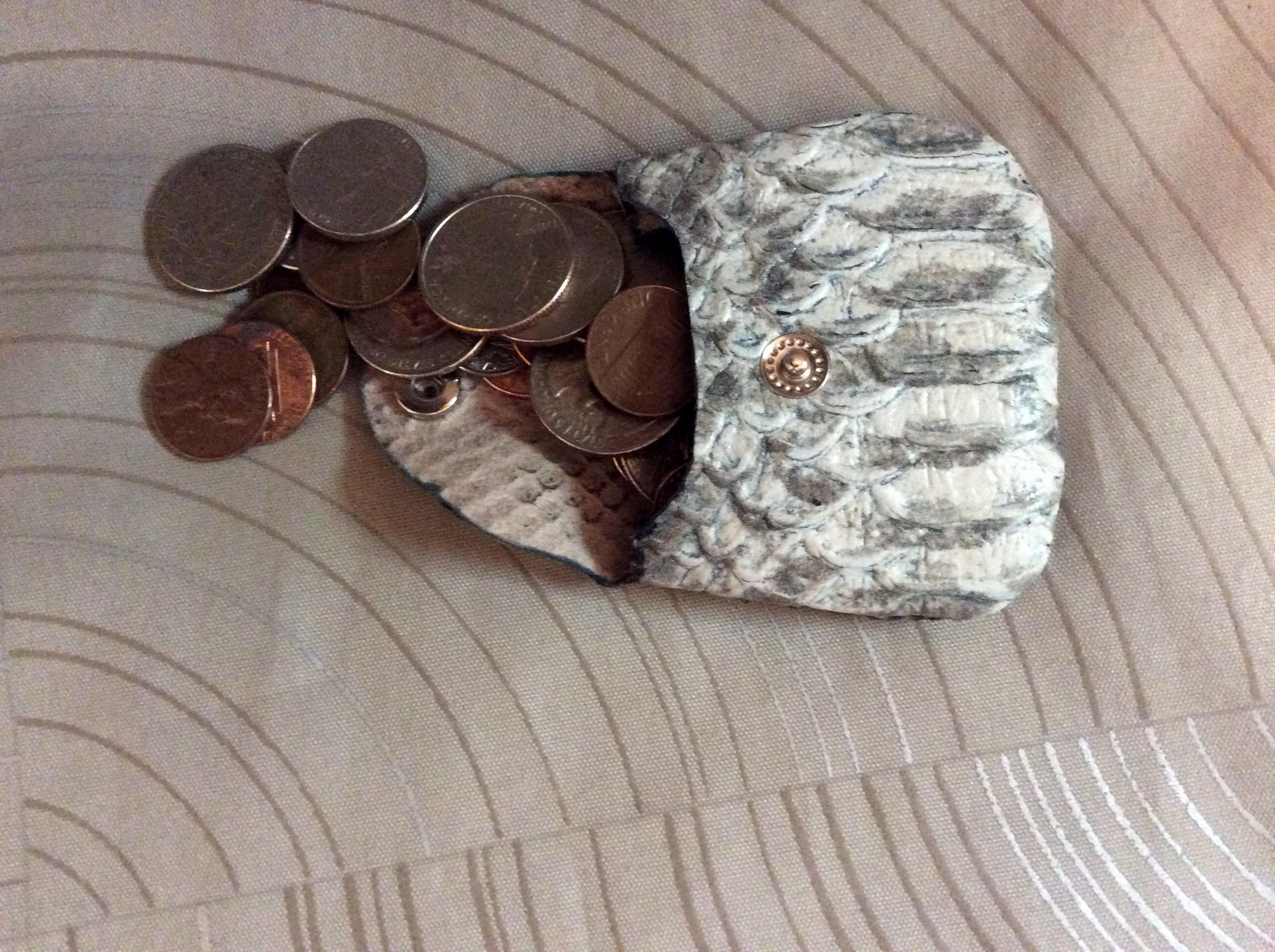 Small Coin Purse, Python Print Coin Purse,tiny Coin Purse, Leather Coin ...