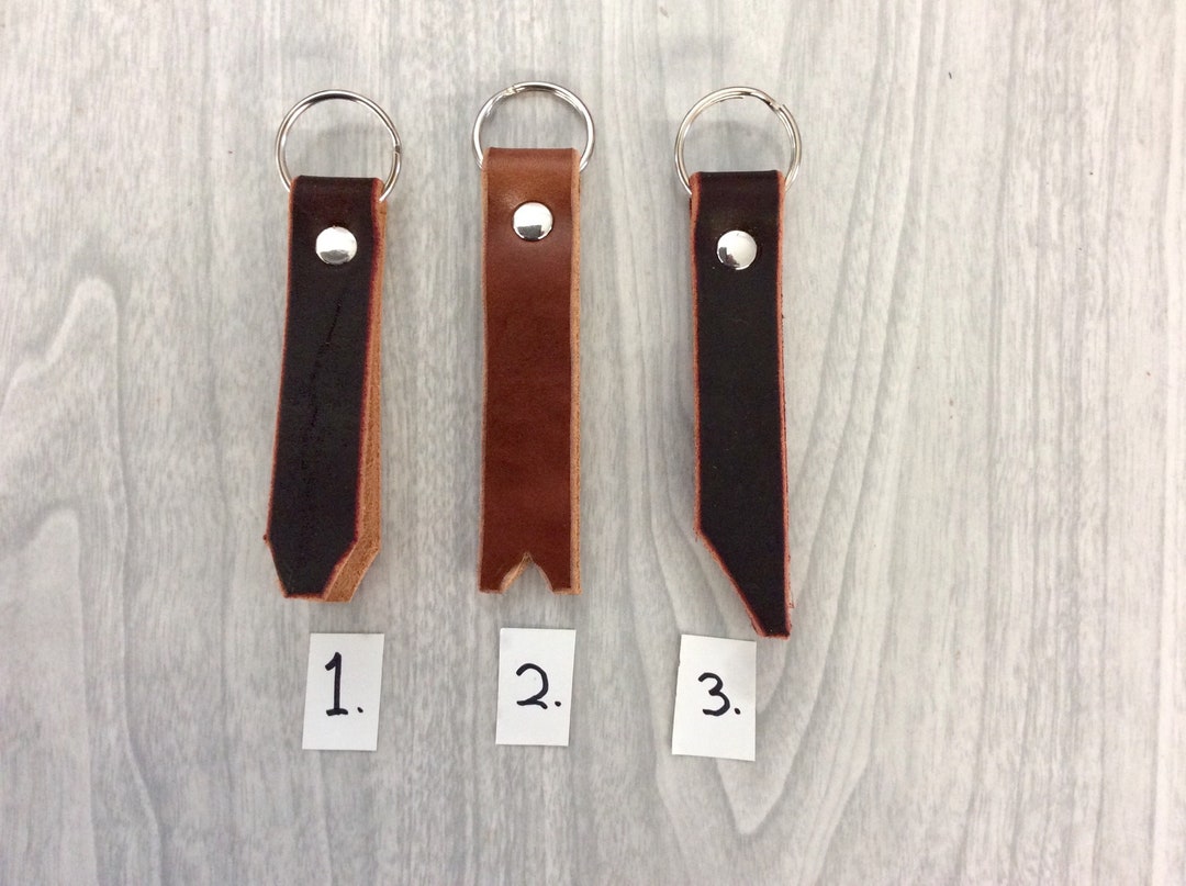 Leather Key Fob, Leather Key Chain, Genuine Leather KEYFOB, Genuine ...