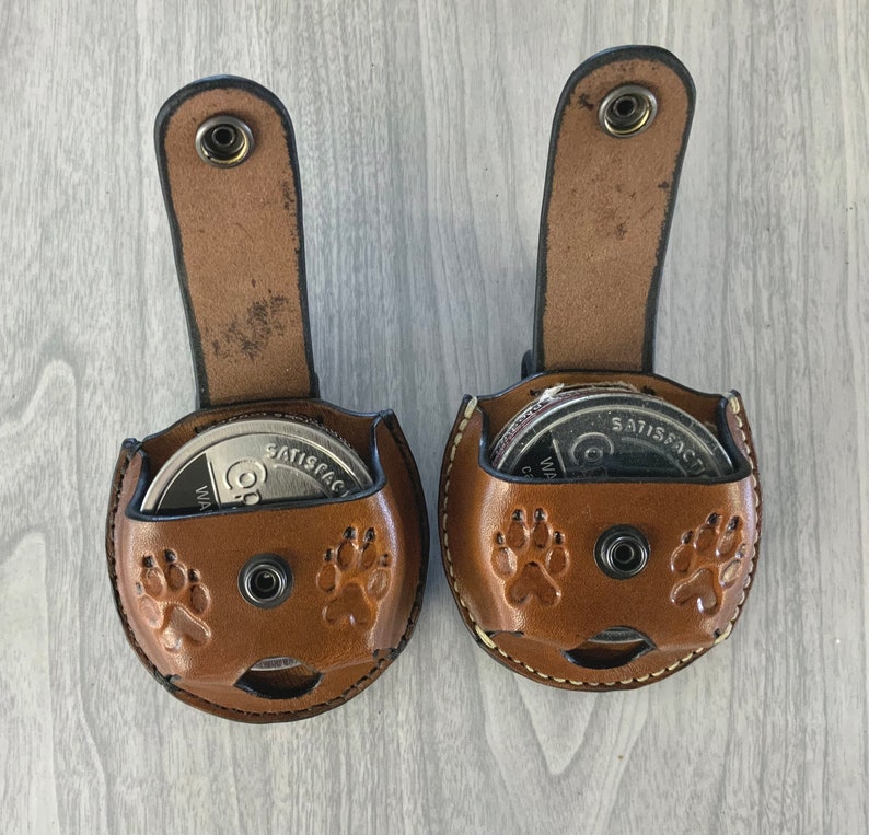 Wolf Snuff Casesnuff Can Holsterleather Snuff Can - Etsy