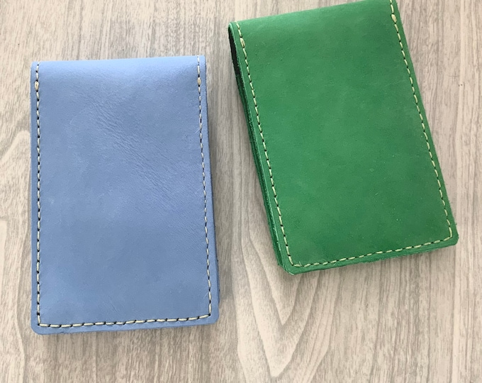 Leather Notebook Cover,small Memo Book Cover, Mini Note, 3x5 Notebook ...
