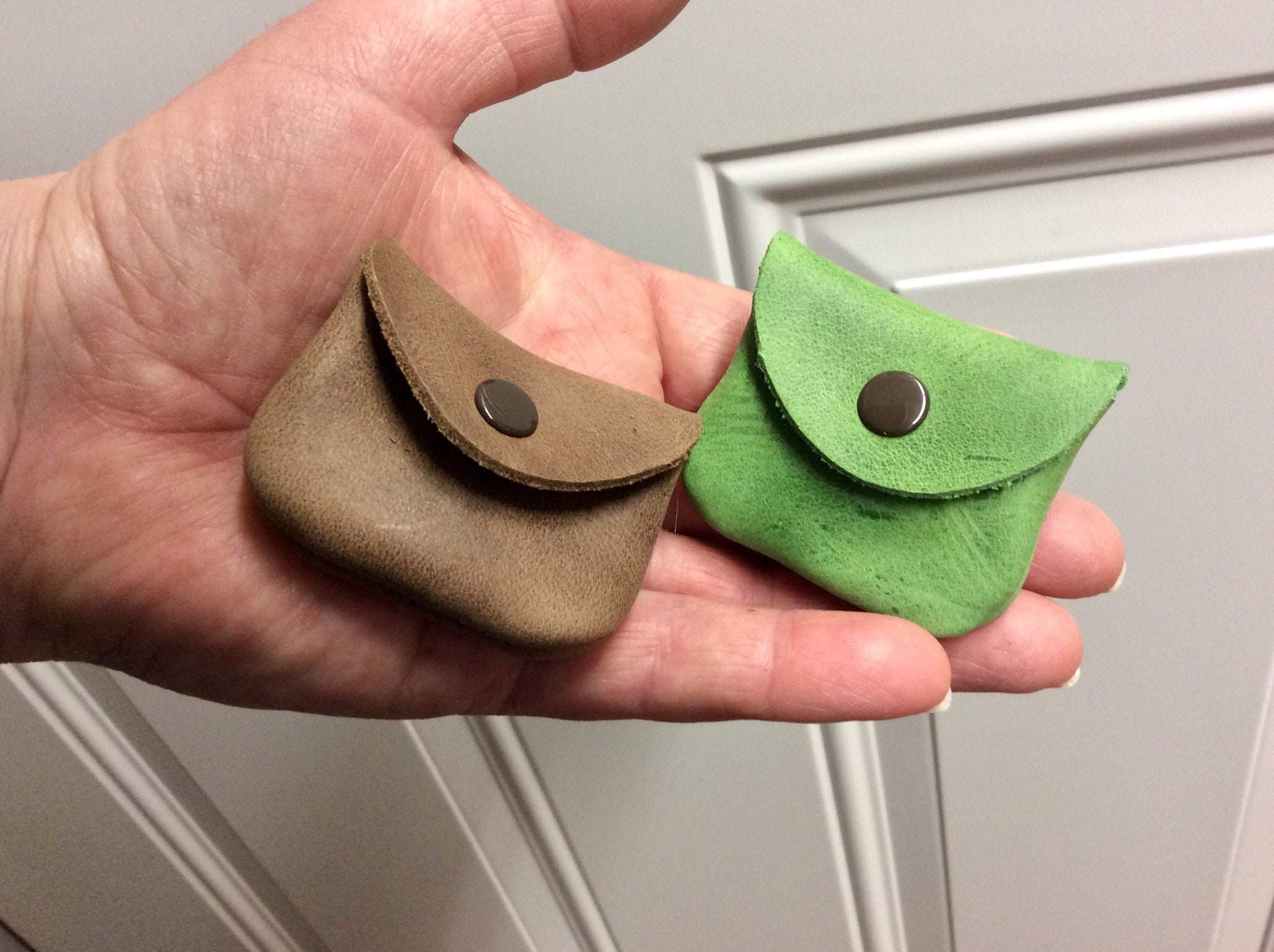 Tiny Coin Purse, Teeny Coin Purse, Teeny Ring Pouch, Leather Small Ring ...