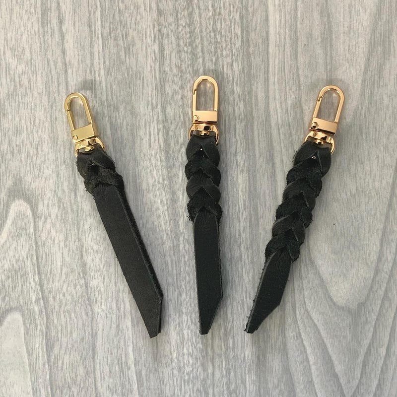 Leather Zipper Pull - Etsy