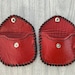 Small Red Coin Purse, Lined Coin Purse,leather Coin Purse, Coin Purse ...