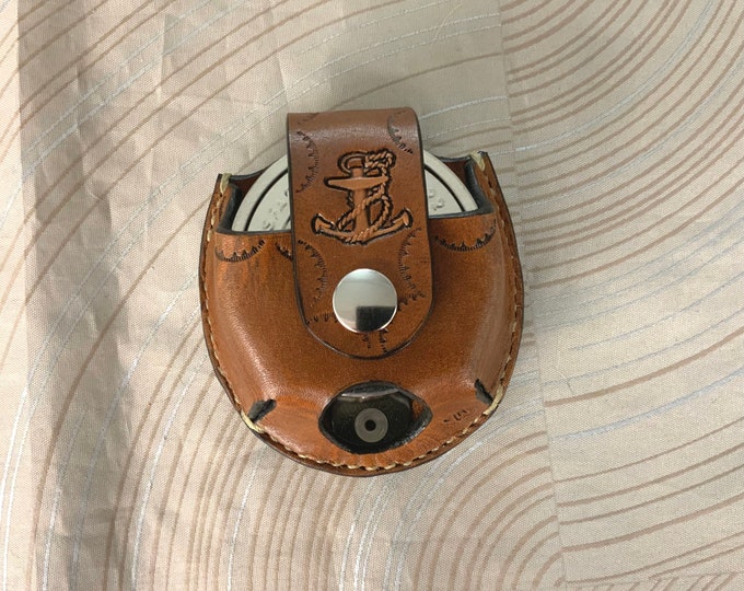 Anchor on Snuff Case, Anchor,snuff Can Holder,sea, Snuff Can Case With ...