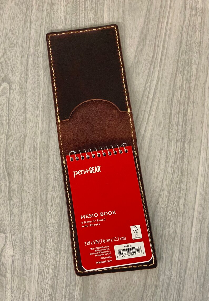 Leather Flip Note Pad Coversmall Memo Book Cover Mini Note - Etsy