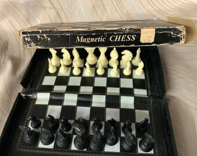 Mini Magnetic Chess Set, Travel Chess Set, Original Cardboard Box for ...