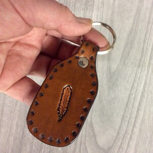Feather, Feather Key Fob, Feather Key Chain, Feather Key Holder, Nature ...