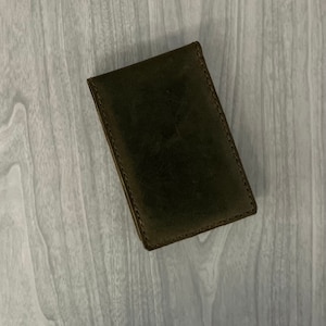 Leather Flip Note Pad Cover,small Memo Book Cover,mini Note, 3”x5 ...