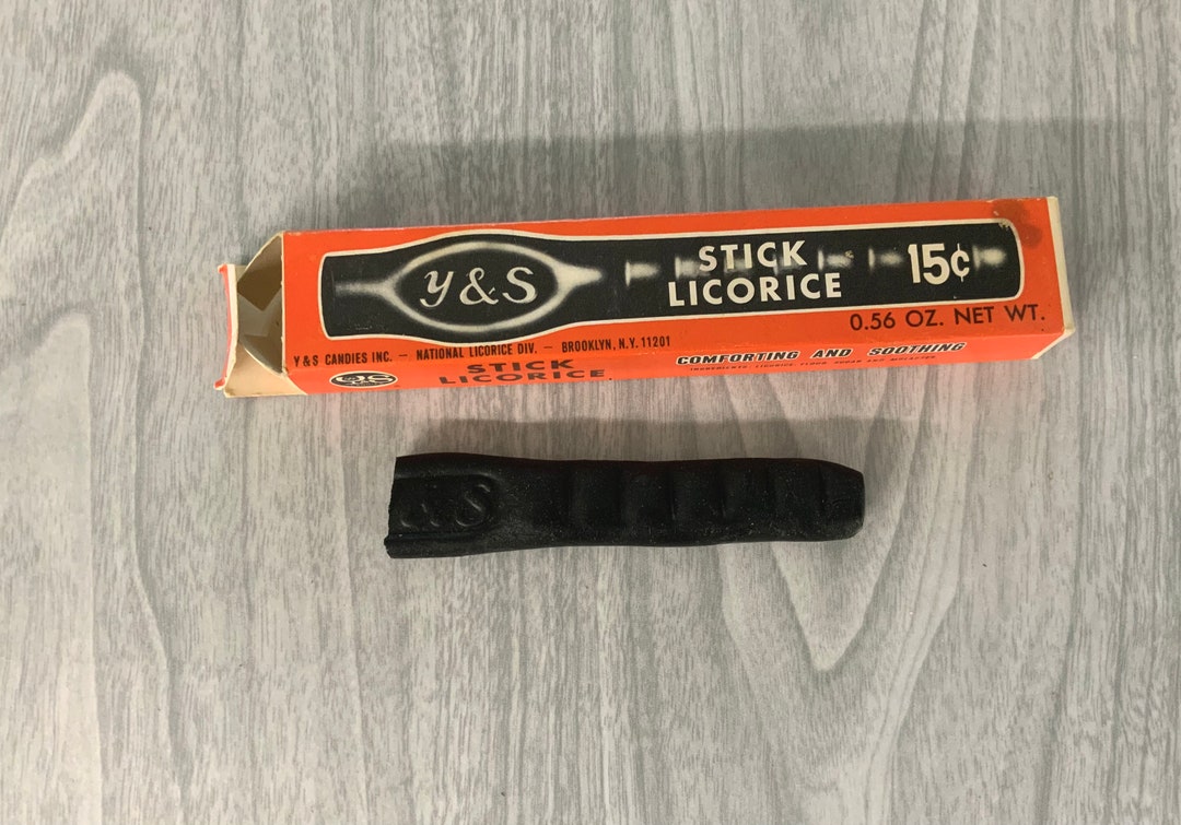 Vintage Y & S Stick Licorice Box Paperboard Licorice Box - Etsy