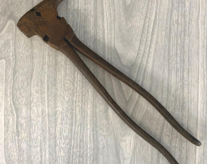 Antique Fencing Pliers, Wrench-hammer-snips-ranch Tool, Heavy Duty ...