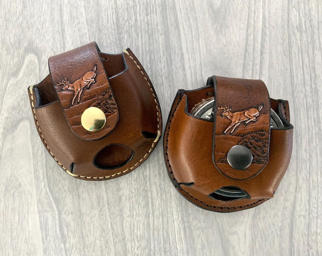 Deer Snuff Case, Snuff Can Holder,leather Snuff Can Holder, Snuff ...