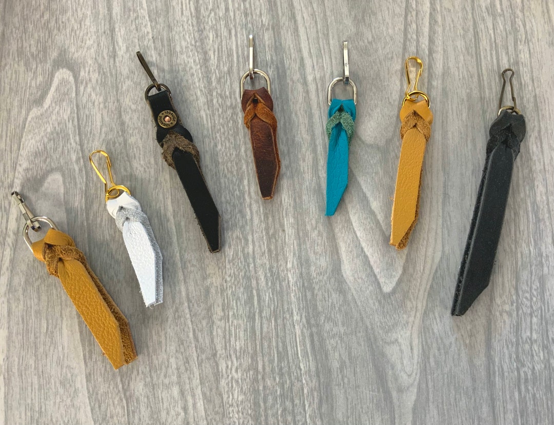 Zipper Pull, Leather Zipper Pull, Purse Zipper Pulls, Coat Zipper Pulls ...
