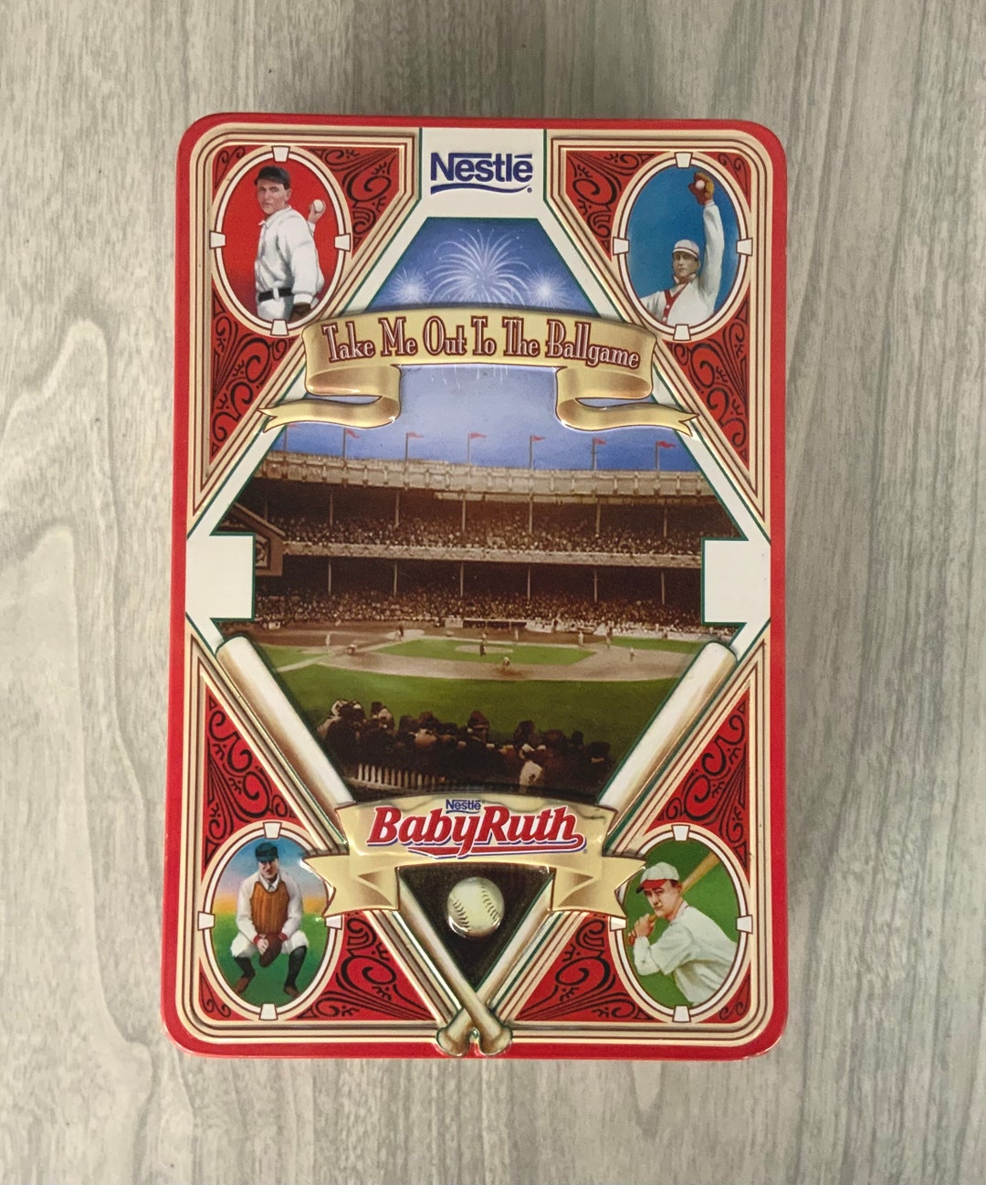 Vintage Nestle Baby Ruth Tin Canister, Limited Edition Collectable ...