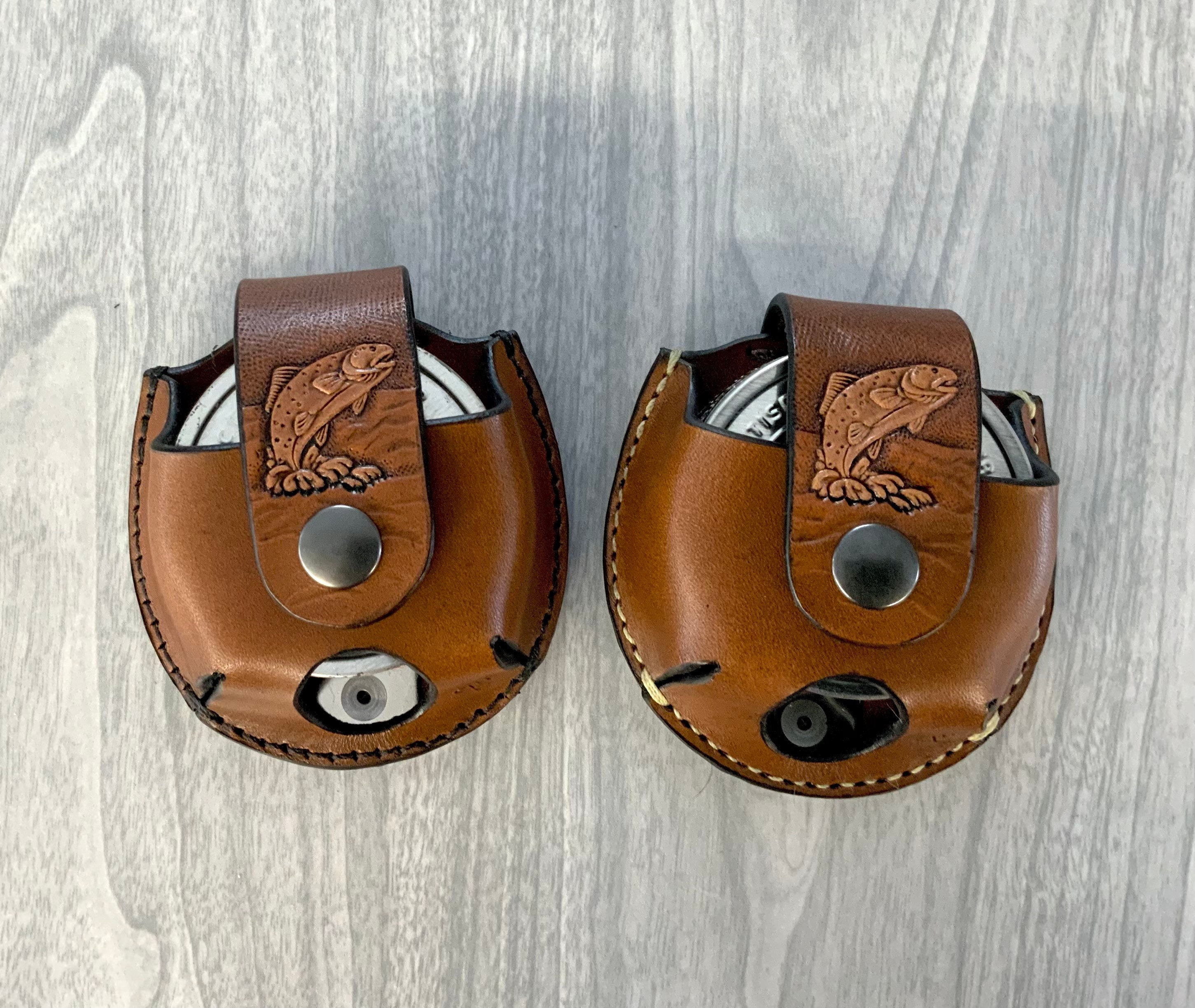 Clip on Fish Snuff Casesnuff Can Holsterleather Snuff Can - Etsy