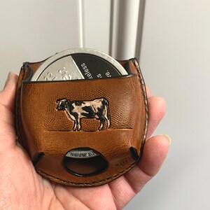 Holstein Cow Snuff Case, Farmers Snuff, Leather Snuff Can Holder,snuff ...