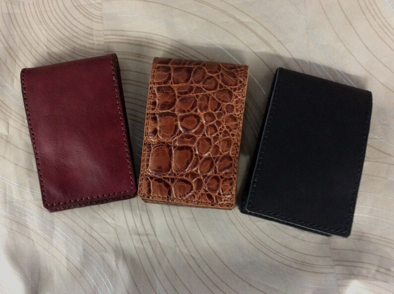 Leather Flip Note Pad Coversmall Memo Book Cover Mini Note - Etsy