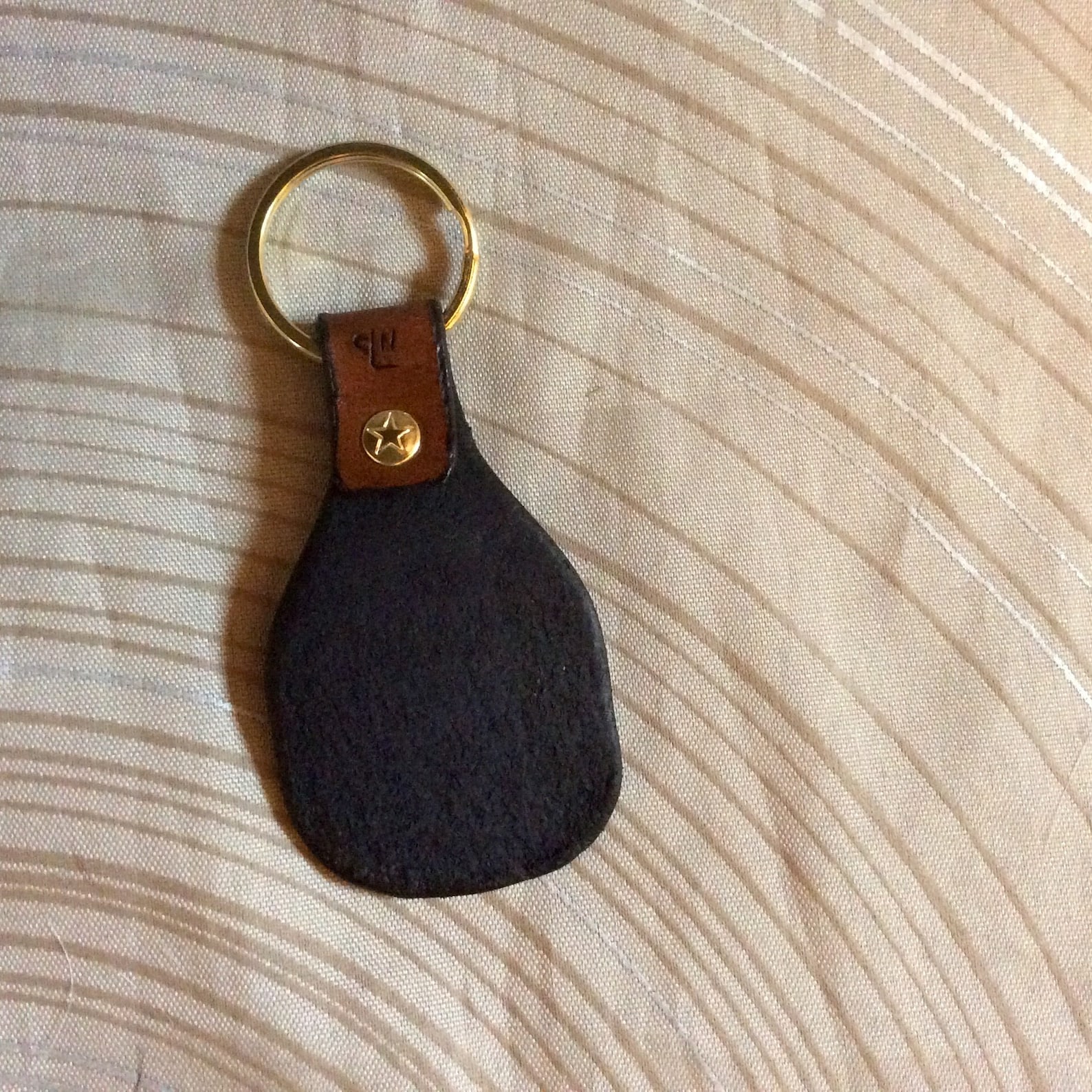 Leather Saddle Key Fob Leather Key Chain Key Fob Key Chain - Etsy