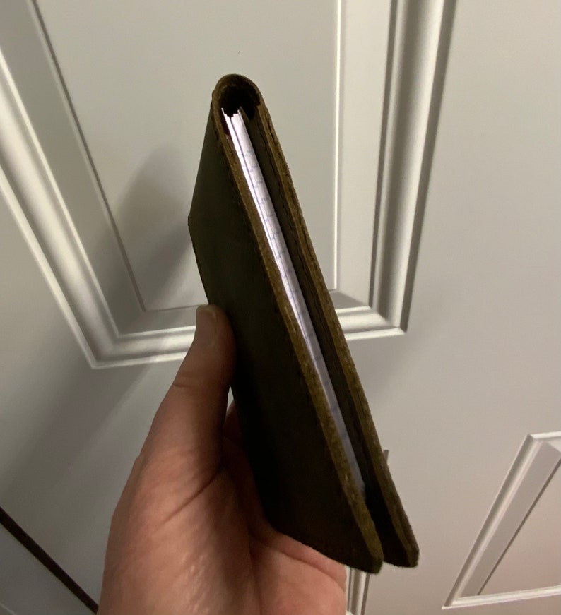 Leather Flip Note Pad Coversmall Memo Book Cover Mini Note - Etsy