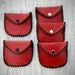 Small Red Coin Purse, Lined Coin Purse,leather Coin Purse, Coin Purse ...