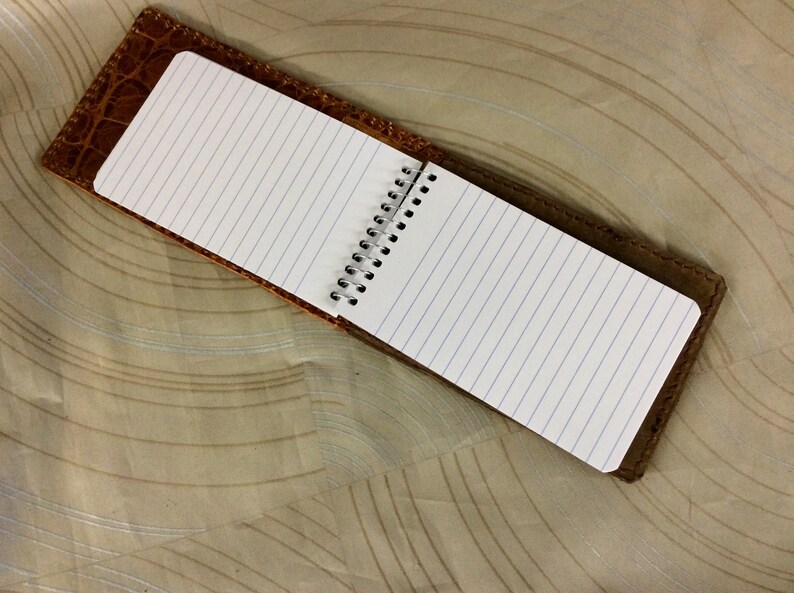 Leather Flip Note Pad Coversmall Memo Book Cover Mini Note - Etsy