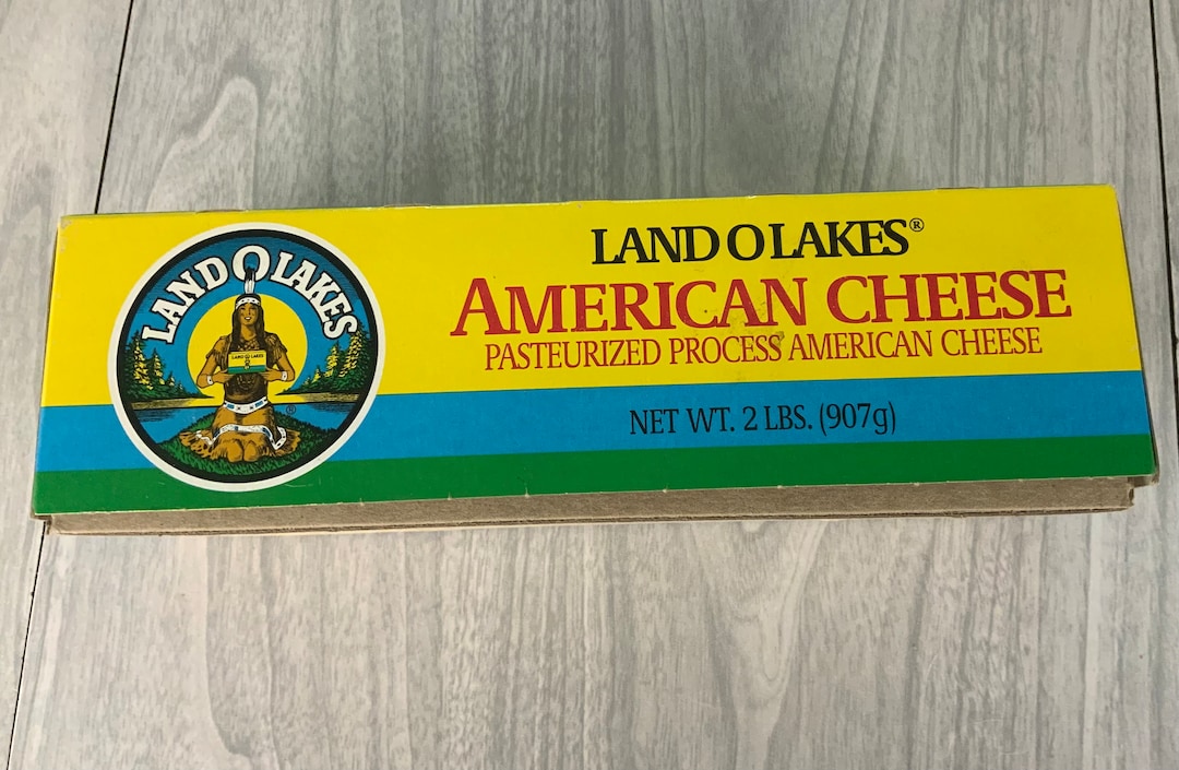 Land O Lakes Cheese Box, Vintage Land O Lakes Cheese Box, Paperboard ...