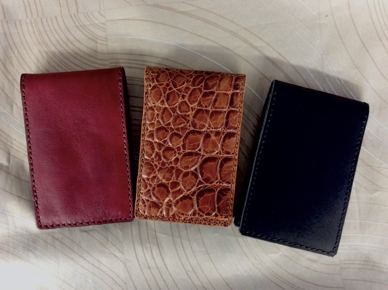 Leather Flip Note Pad Coversmall Memo Book Cover Mini Note - Etsy