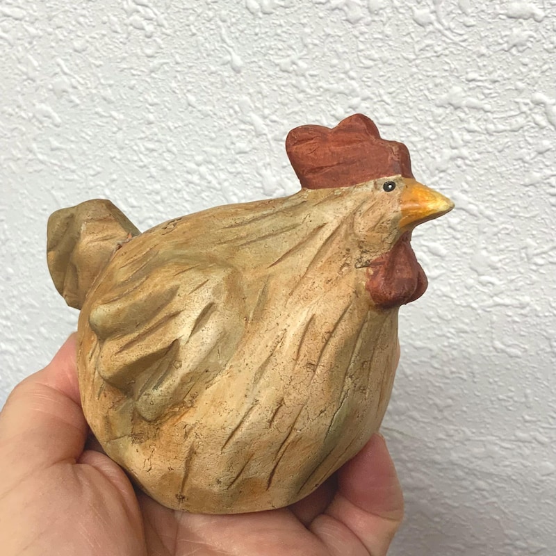 Pottery Chicken - Etsy