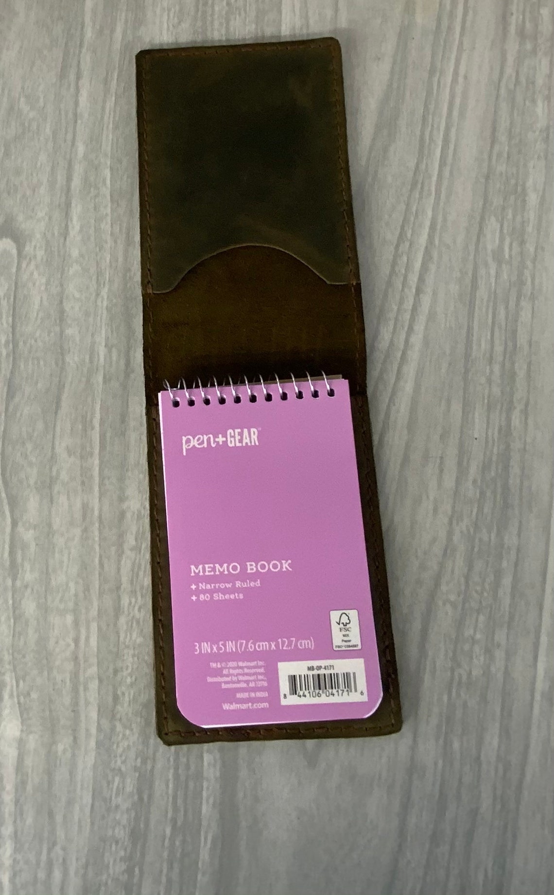 Leather Flip Note Pad Coversmall Memo Book Cover Mini Note - Etsy