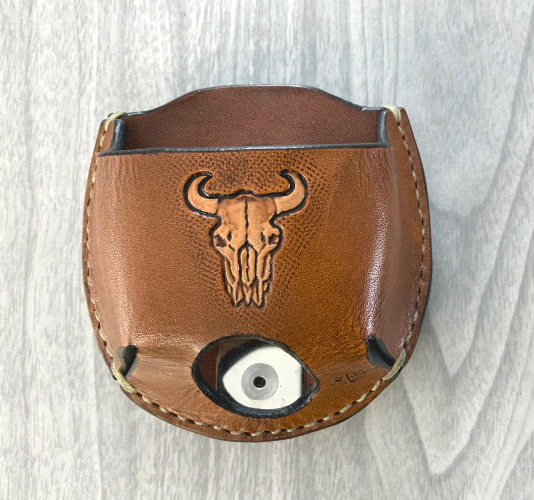 Cow Skull Snuff Case Farmers Snuff Leather Snuff Can - Etsy