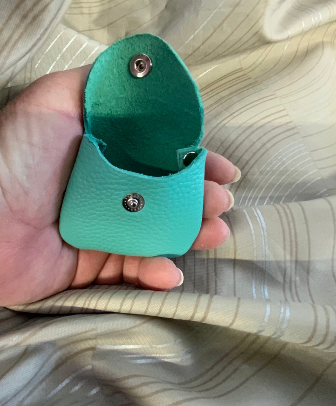 Small coin purse Leather coin pursetiny coin purse rosary | Etsy