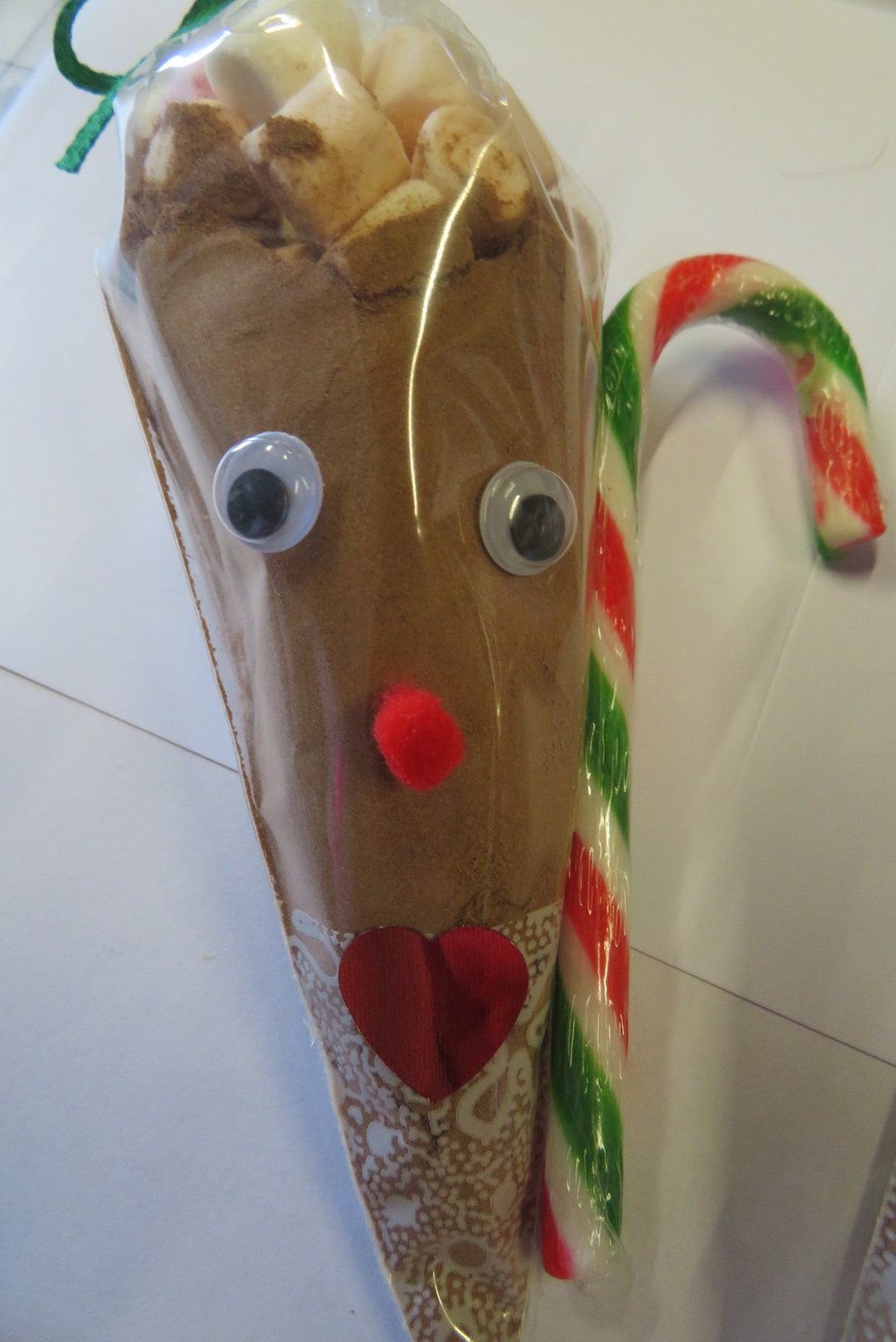 Candy Cane Christmas Eve Hot Chocolate Reindeer, Marshmellows ...