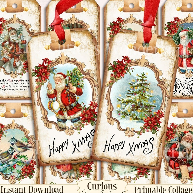 Altered Art Tags - Etsy