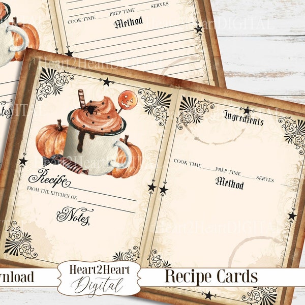 Recipe Cards - Etsy