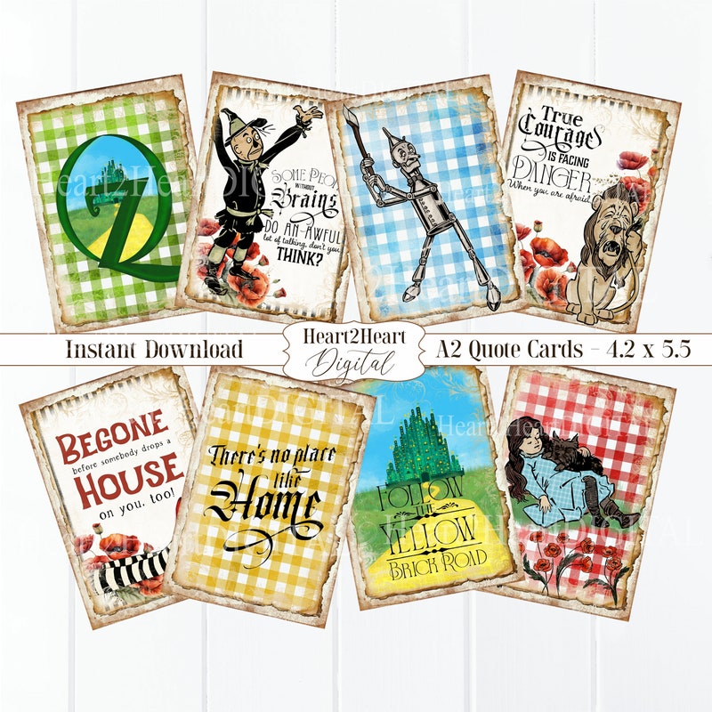 Wizard of Oz Card - Etsy